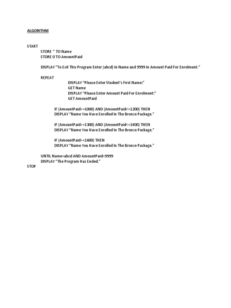 SBA IT 2021-2022 - Problem Solving & Program Design 01 Sample | PDF | Computer Science ...