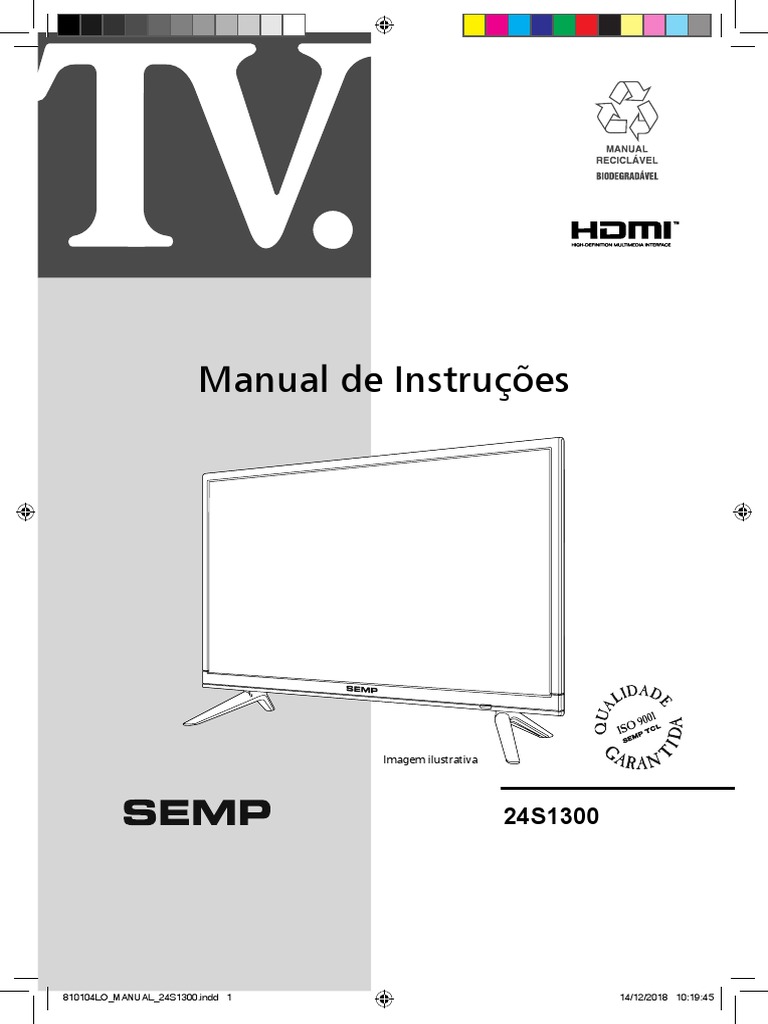 Manual de TV | PDF | HDMI | Vídeo