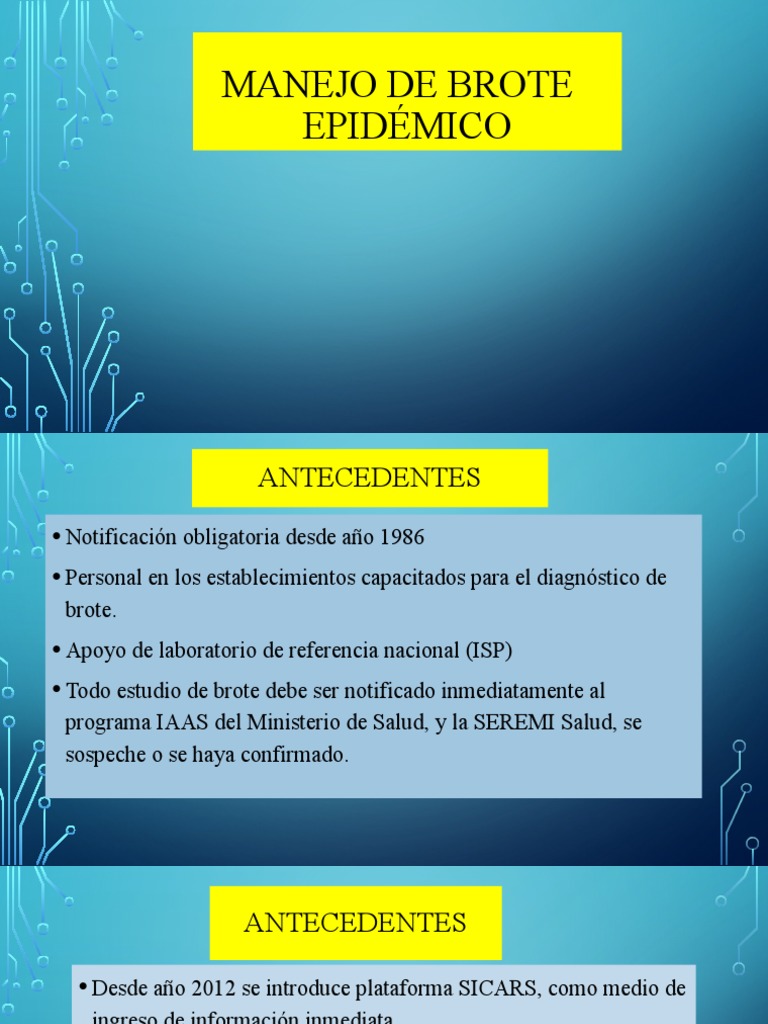Manejo de Brote Epidémico de Iaas | PDF
