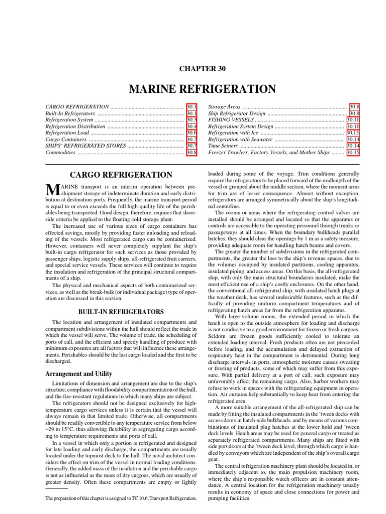 Marine Refrigeration Systems: A Comprehensive Overview of Refrigerated ...