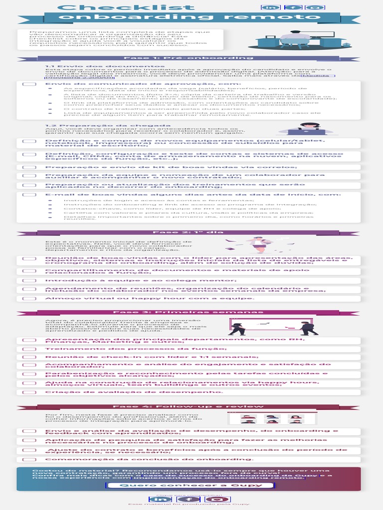 Checklist Onboarding! | PDF | Gestão de recursos humanos