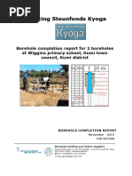Borehole REPORT | PDF | Borehole | Casing (Borehole)
