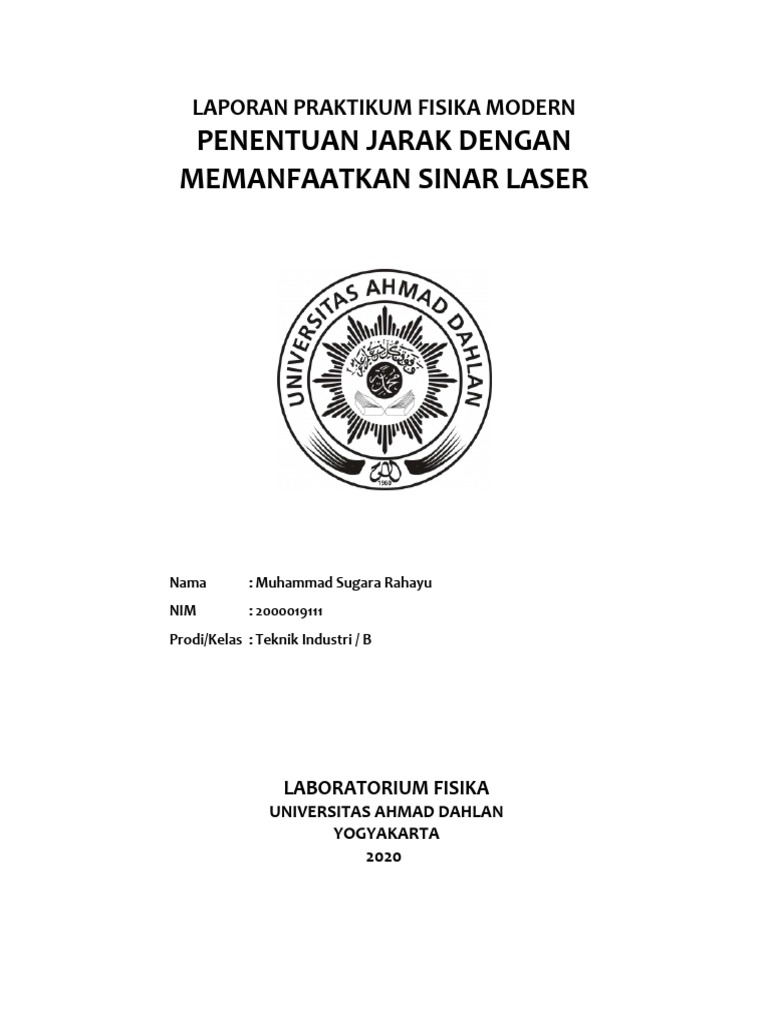 Penentuan Jarak Memanfaatkan Sinar Laser-1 | PDF