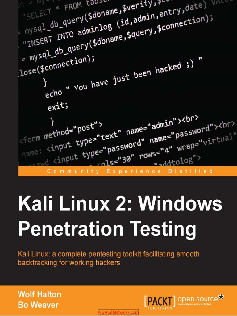 Kali Linux 2 Windows Penetration Testing | PDF