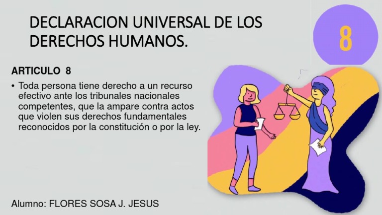Articulo 8 Derechos Humanos | PDF