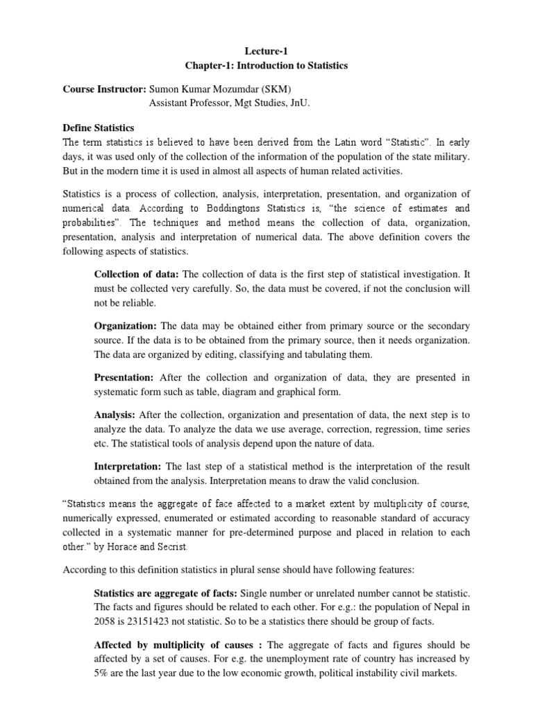 Sheet1 - Business Statistics | PDF | Statistics | Data