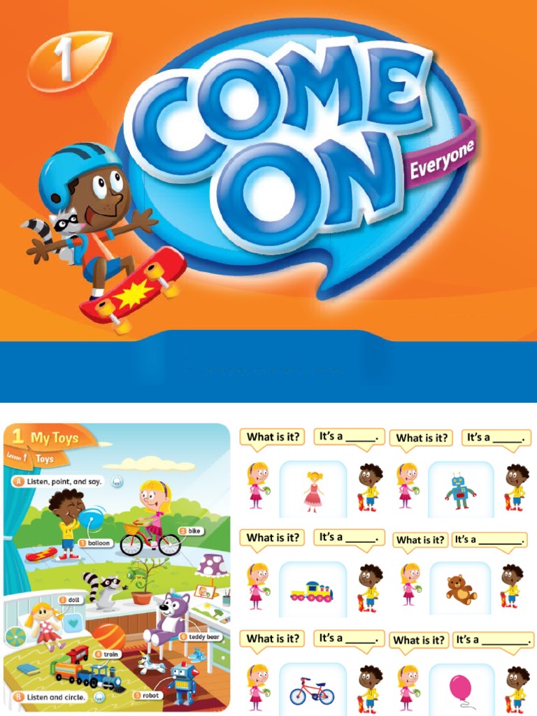 Come On Everyone 1 Book Workbook | PDF