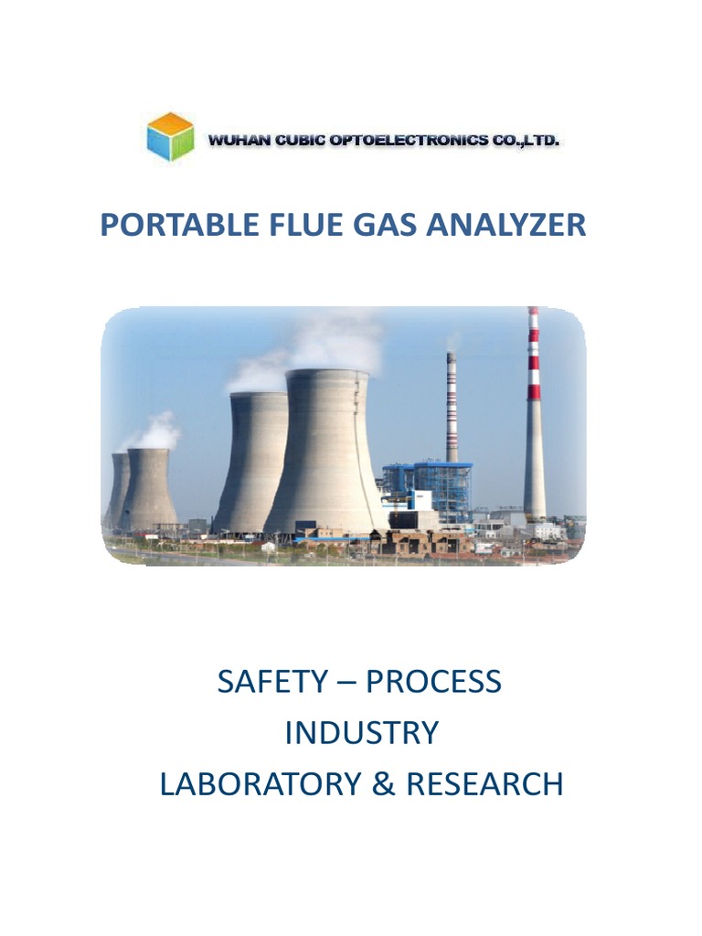 Portable Flue Gas Analyzer Overview | PDF | Exhaust Gas | Natural Gas