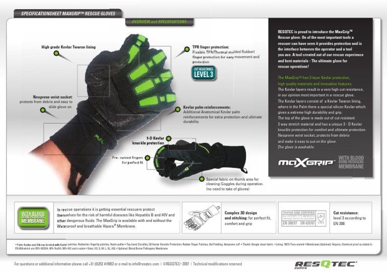 MAXGRIP | PDF | Glove | Materials