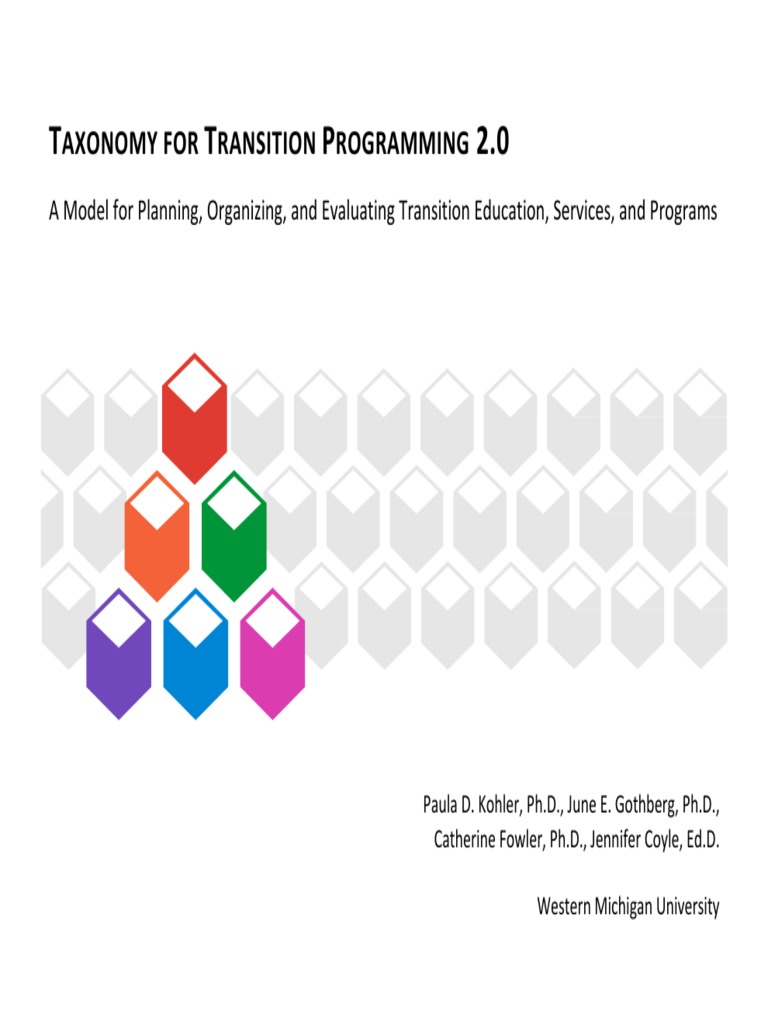 Taxonomy For Transition Prog. 2.0 | PDF | Individualized Education ...