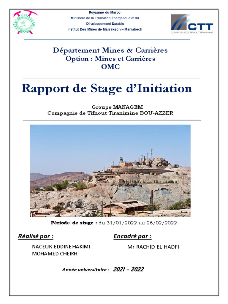 Rapport de Stage Final | PDF