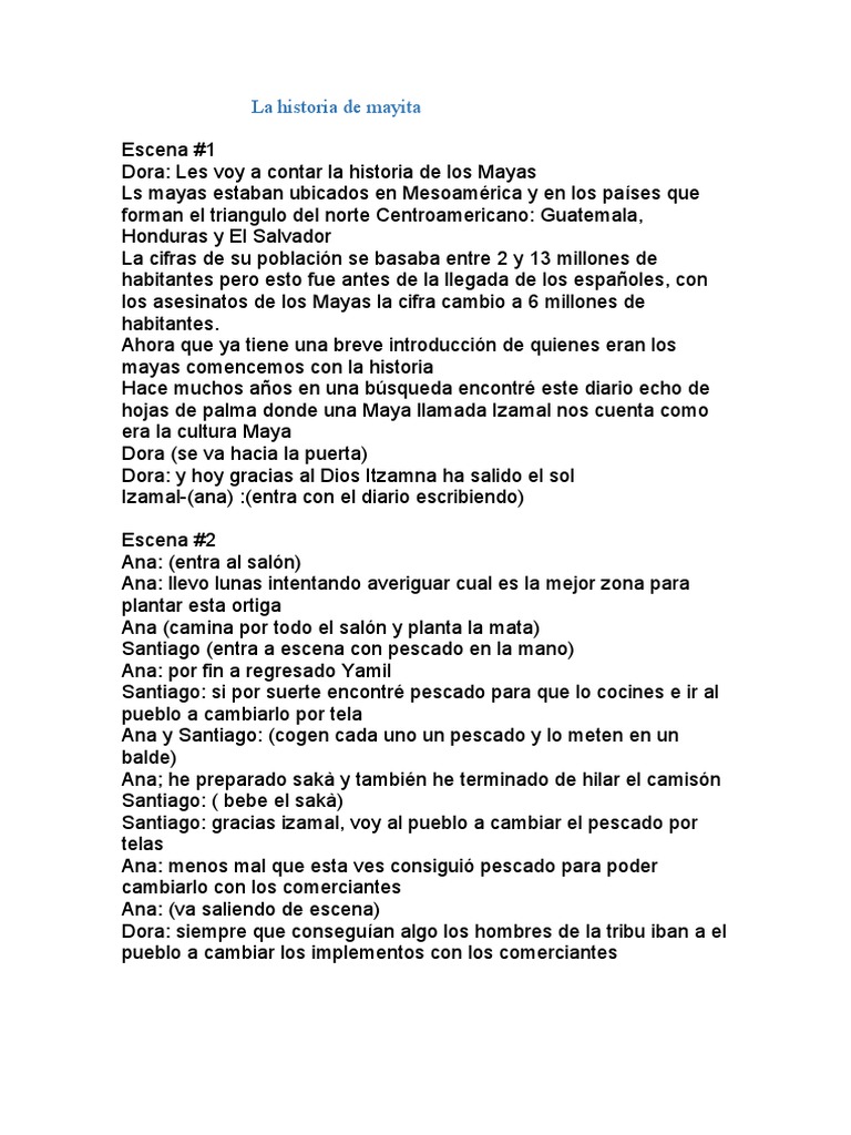 La Historia de Mayita | PDF