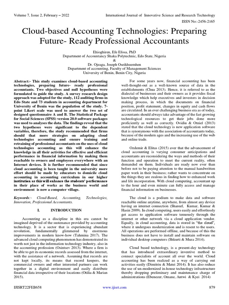 Cloud Accounting for Future Accountants | PDF | Cloud Computing | Accounting