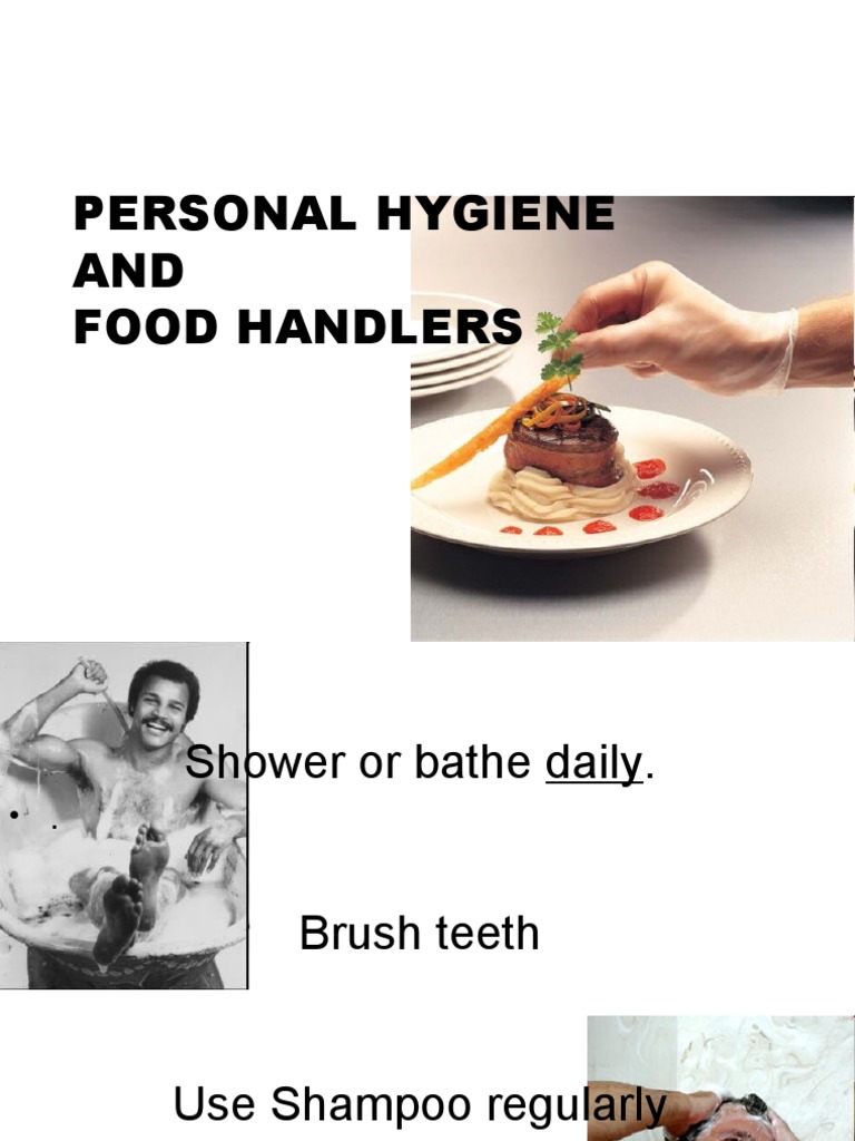 Personal Hygiene Guidelines for Food Handlers | PDF | Self-Improvement ...