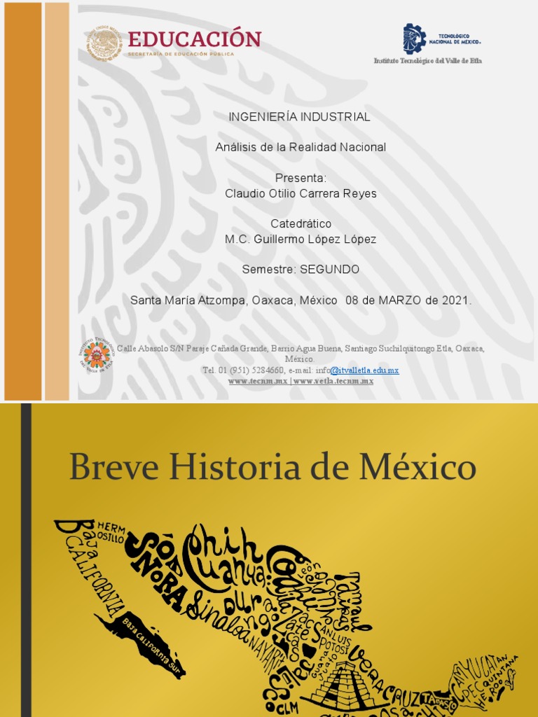 Breve Historia de Mexico | PDF | México | America latina