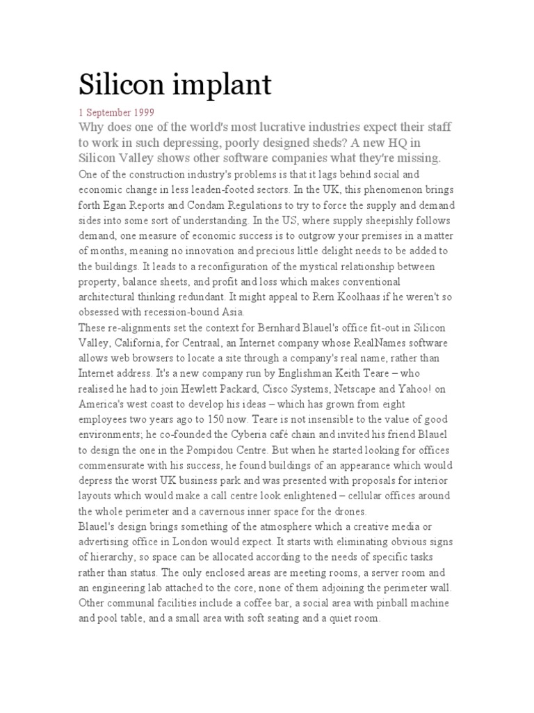 Silicon Implant | PDF