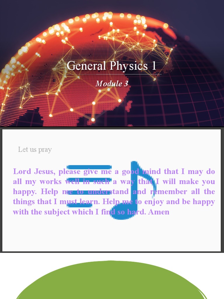 Module 3 Physics 1 | PDF | Velocity | Acceleration