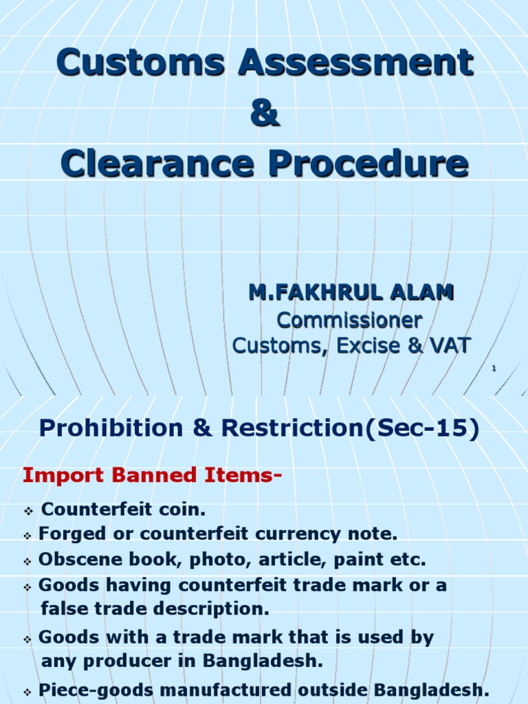 Basic Customs Procedure-SHORT | PDF | Dumping (Pricing Policy) | Ad ...