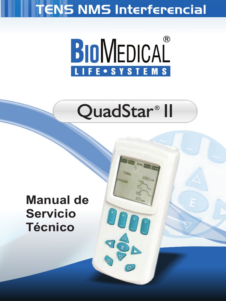 Quadstar II MANUAL TECNICO | PDF | Dolor | Frecuencia