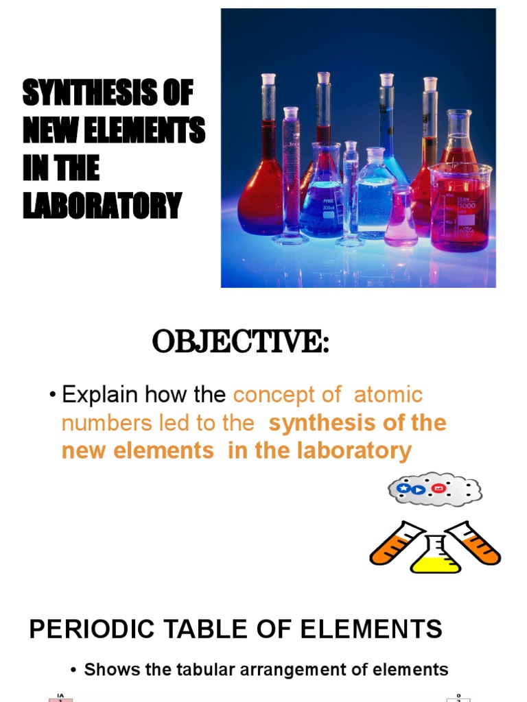 Synthesis of New Elements in Labs | PDF | Chemical Elements | Nuclear ...