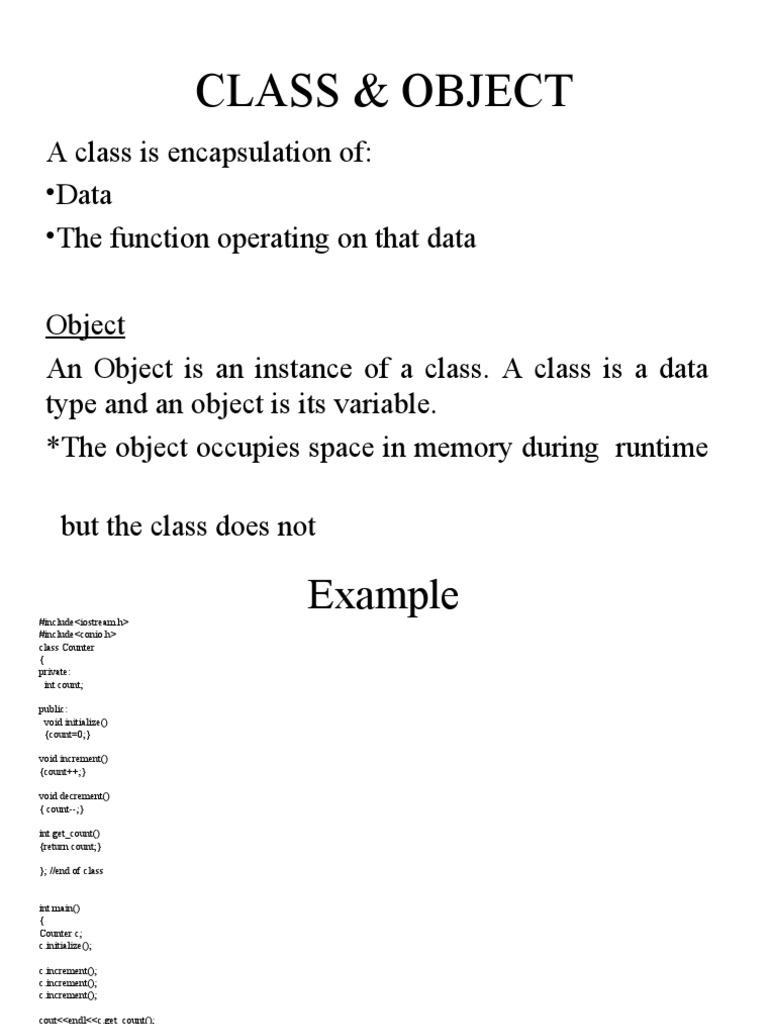 Classesandobjects Pdf Subroutine Parameter Computer Programming