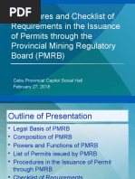 Application For Quarry Permit: Provincial Mining Regulatory Board | PDF ...