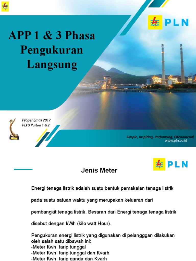 APP 1 Phasa Dan 3 Phasa Pengukuran Langsung | PDF