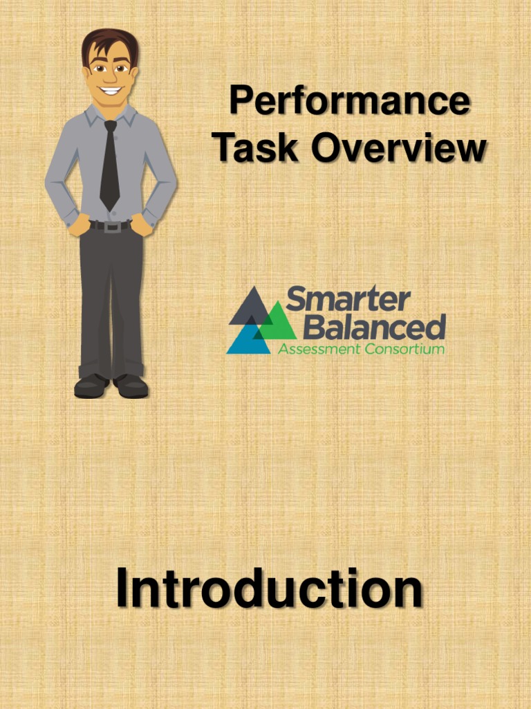 Performance Task Overview Module FINALnon Narrated 103114 | PDF ...