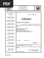 Typhoon Certificate | PDF