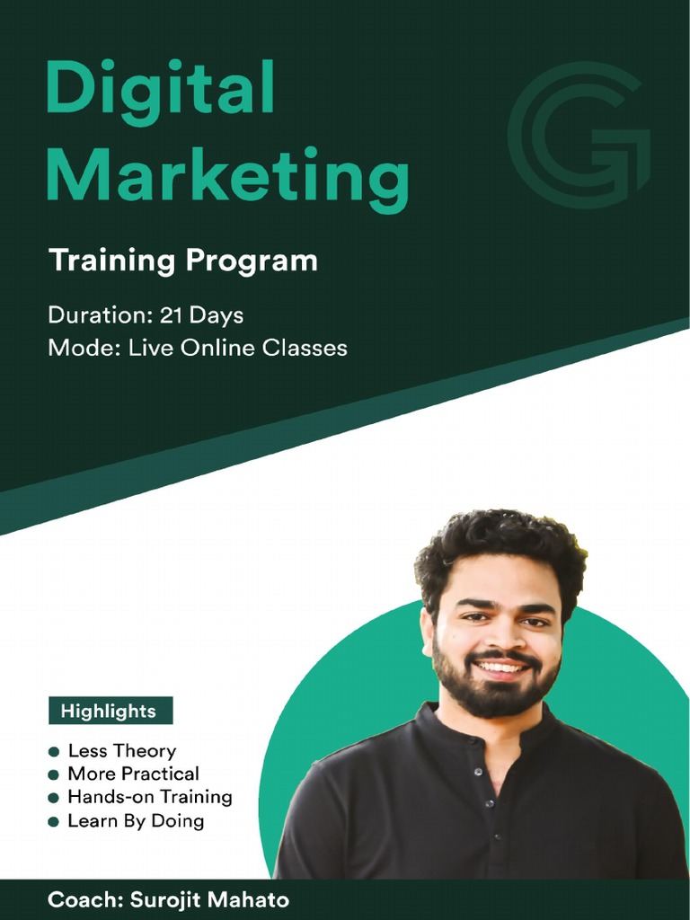 Digital Marketing Training | PDF | Self-Improvement