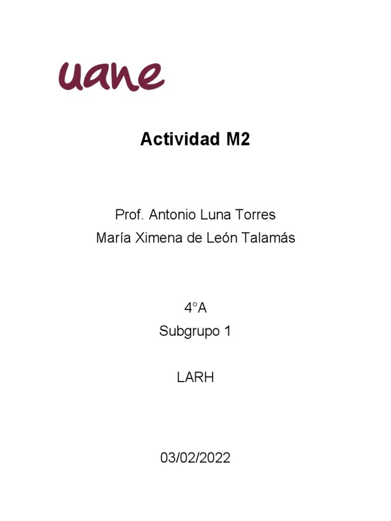 DL2-Actividad M2 | PDF | Sindicato | México