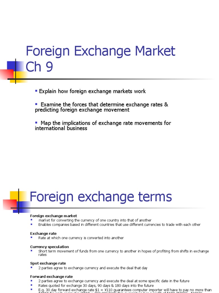 Understanding Foreign Exchange Markets | PDF | Exchange Rate ...