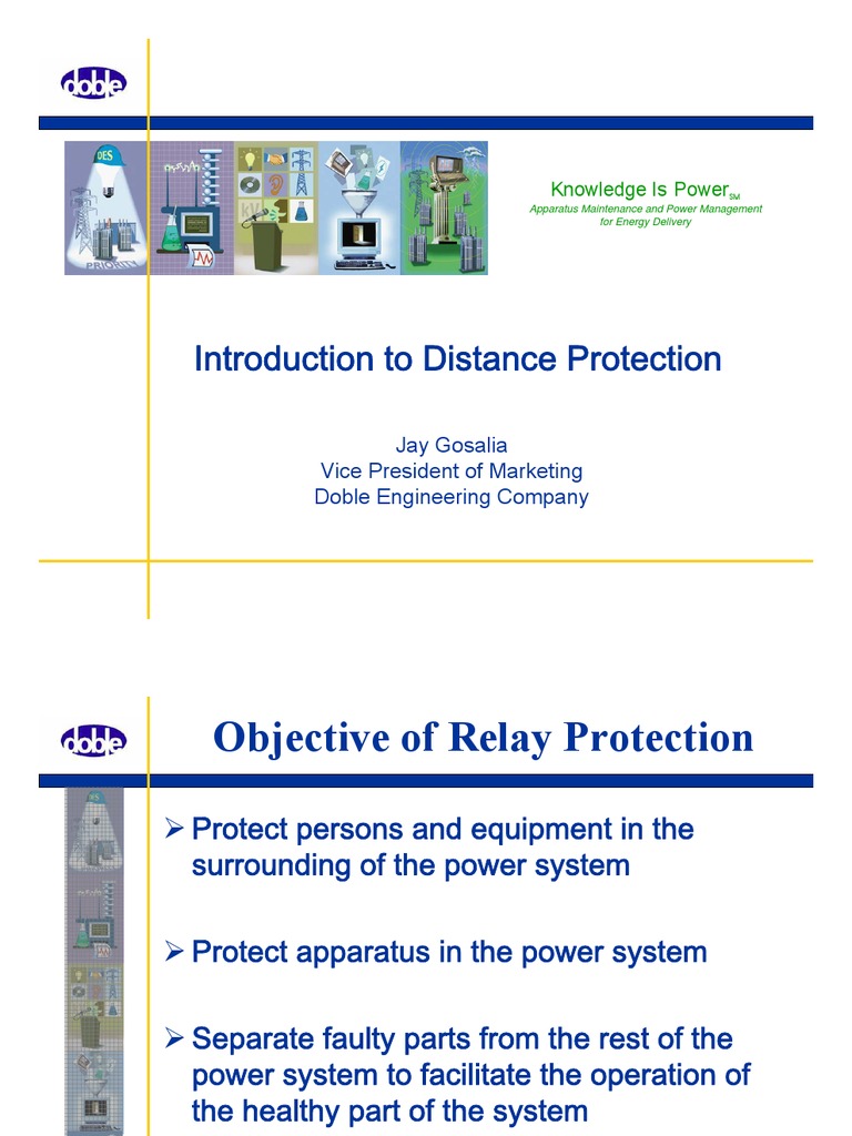 Fundamentals Related To Distance Relays | PDF | Electrical Impedance ...