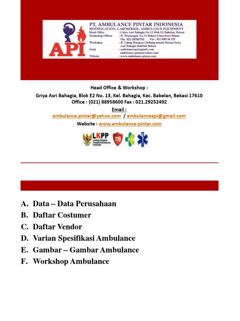 Company Profile PT API 2021 | PDF