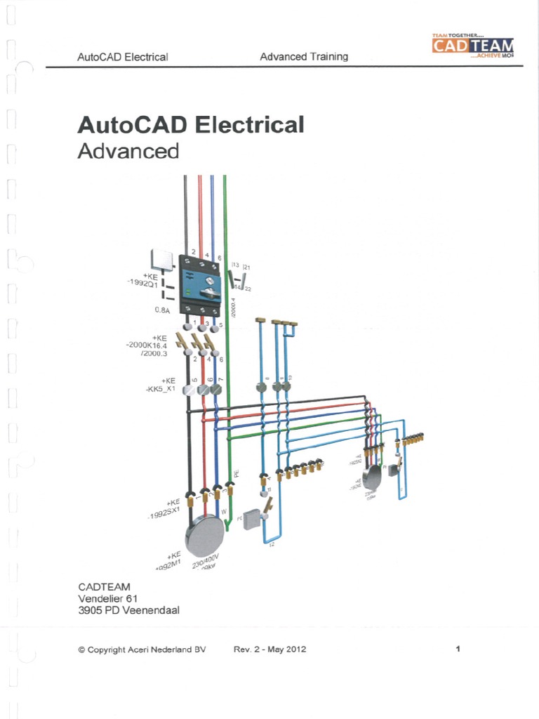 AutoCAD Electrical Advanced Training | PDF