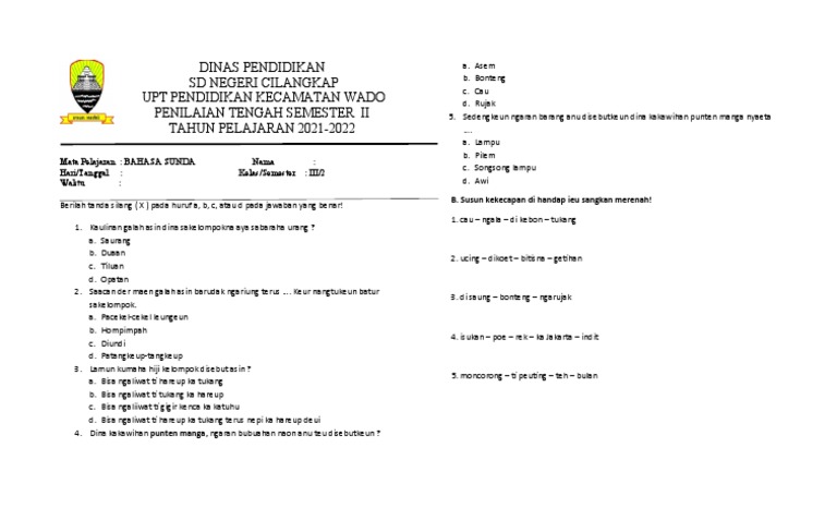 baHASA DAN SASTRA SUNDA | PDF