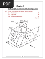 Sectioning in Engineering Drawing | PDF | Drawing | Technical Drawing
