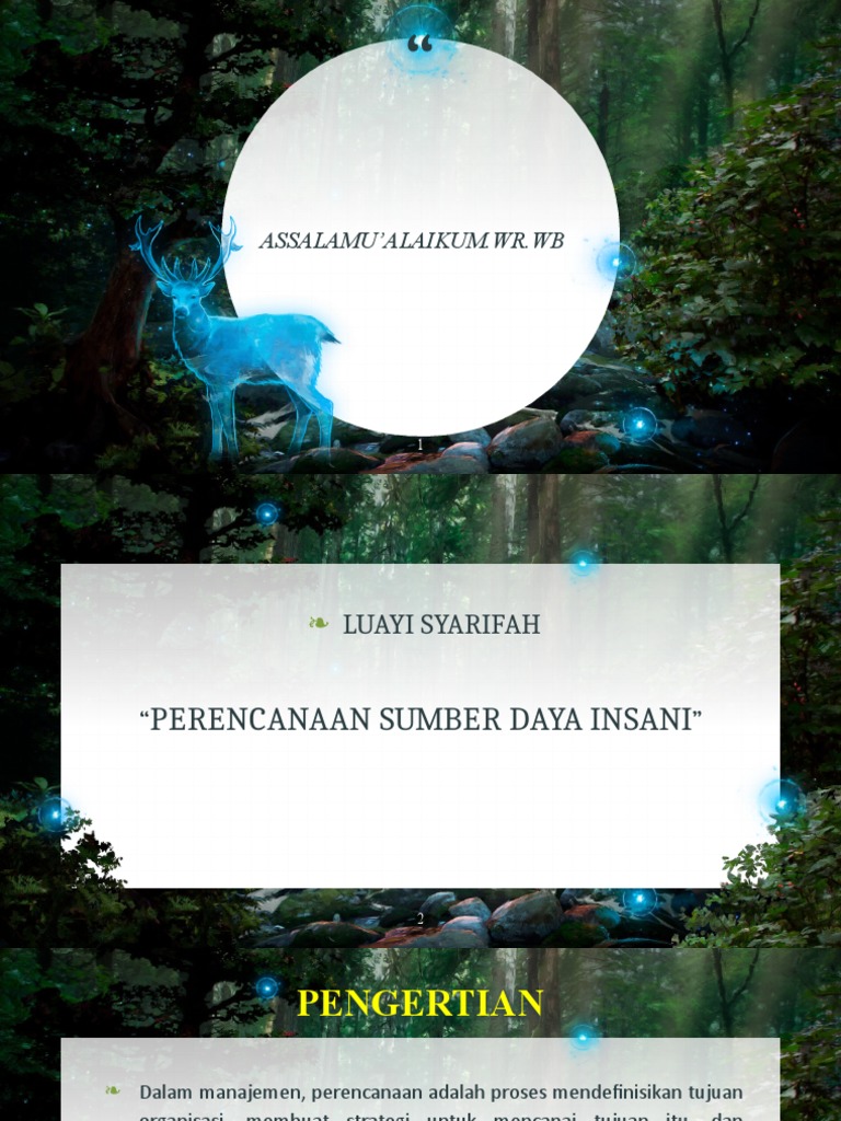 Perencanaan Sumber Daya Insani | PDF