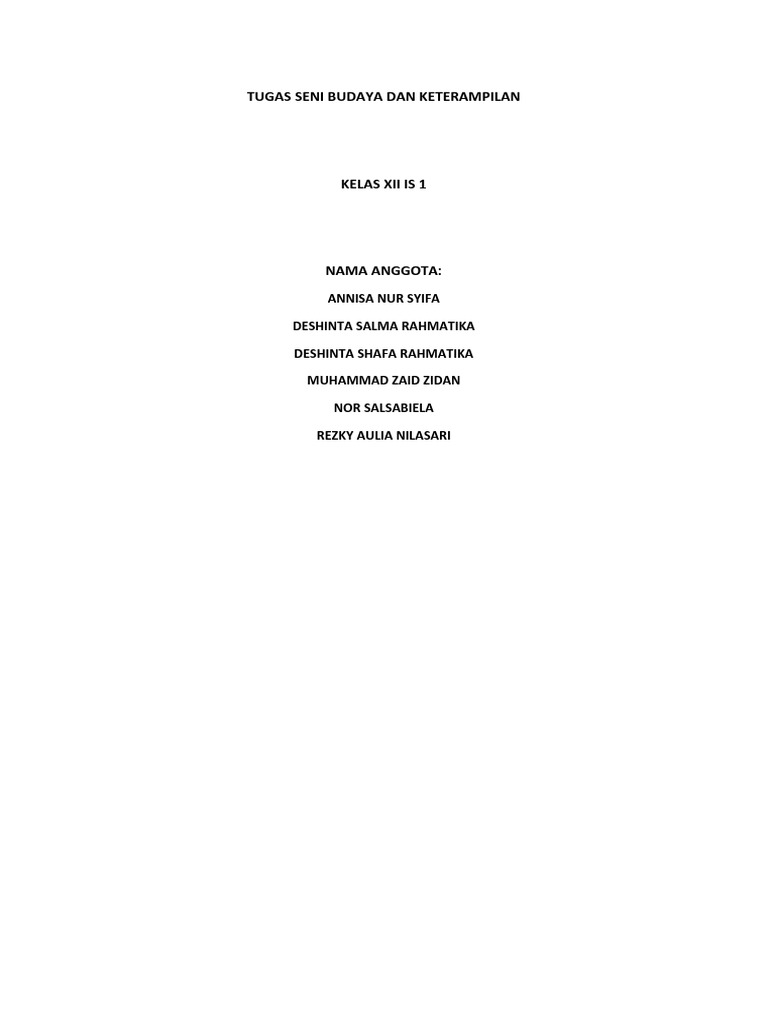 SBK Naskah Kelas Xii Is 1 | PDF