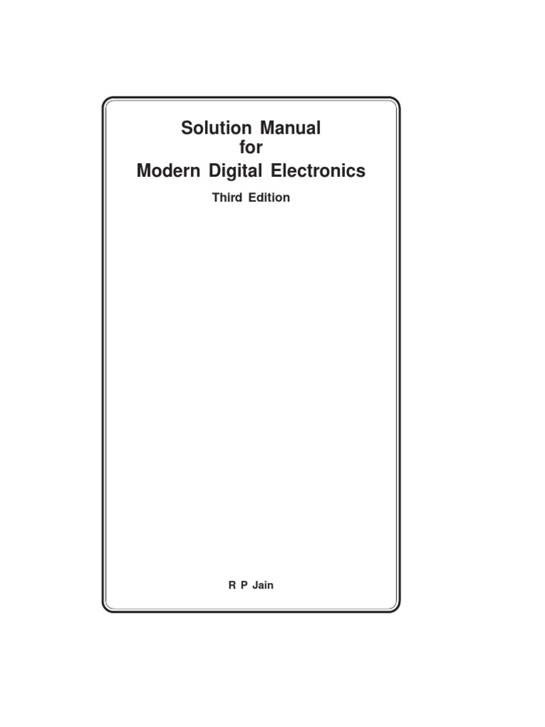 Modern+Digital+Electronics RP+JAIN | PDF