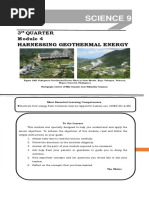 Q3 Science 9 Module 3 | PDF | Geothermal Energy | Power Station
