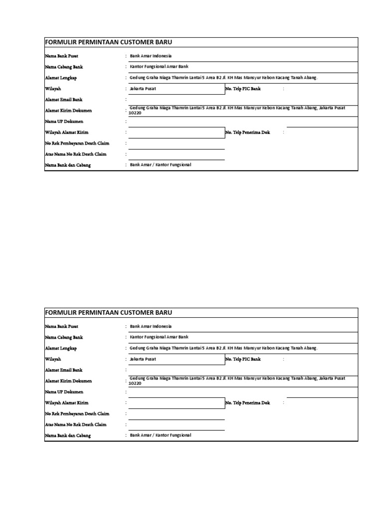 Form Pengajuan MRI (2 Sheets) | PDF
