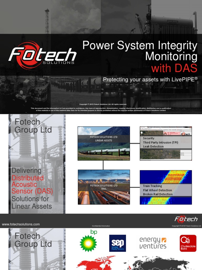 Fotech Power System Monitoring 160919 SL | PDF | Optical Fiber | Electrical Engineering