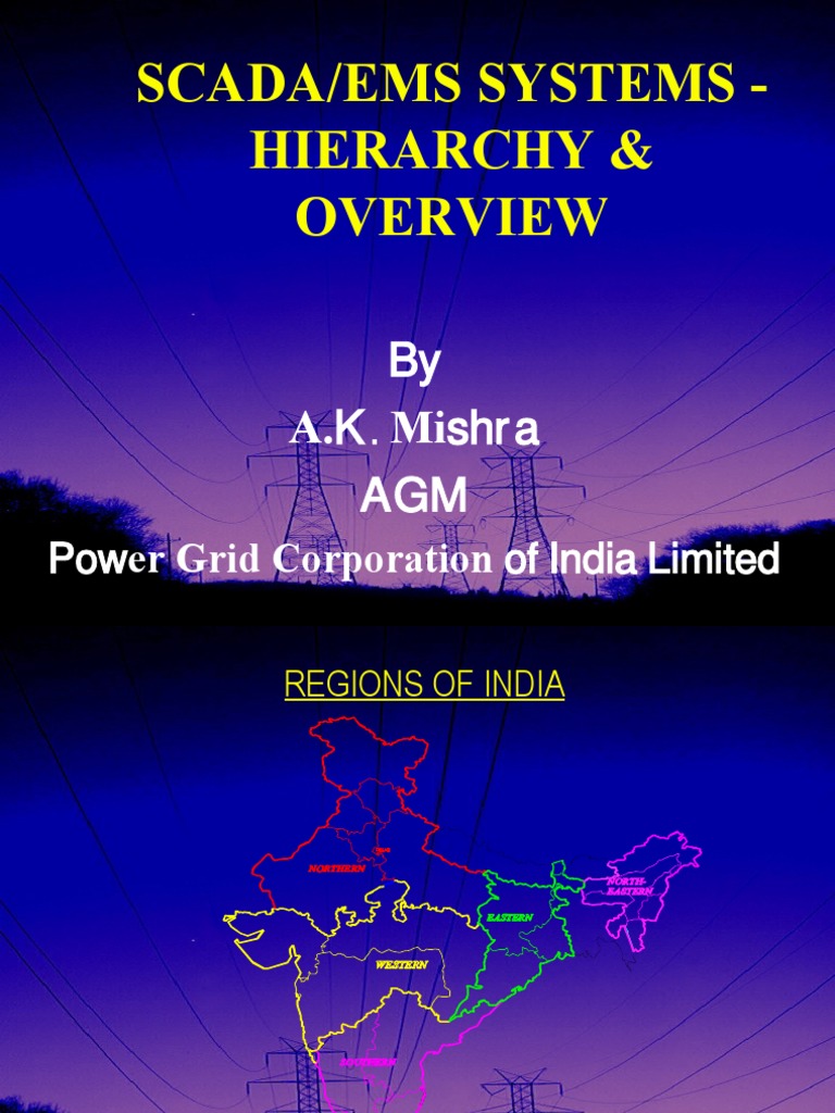 Scada/Ems Systems - Hierarchy &: by AGM | PDF | Scada | Electric Power ...