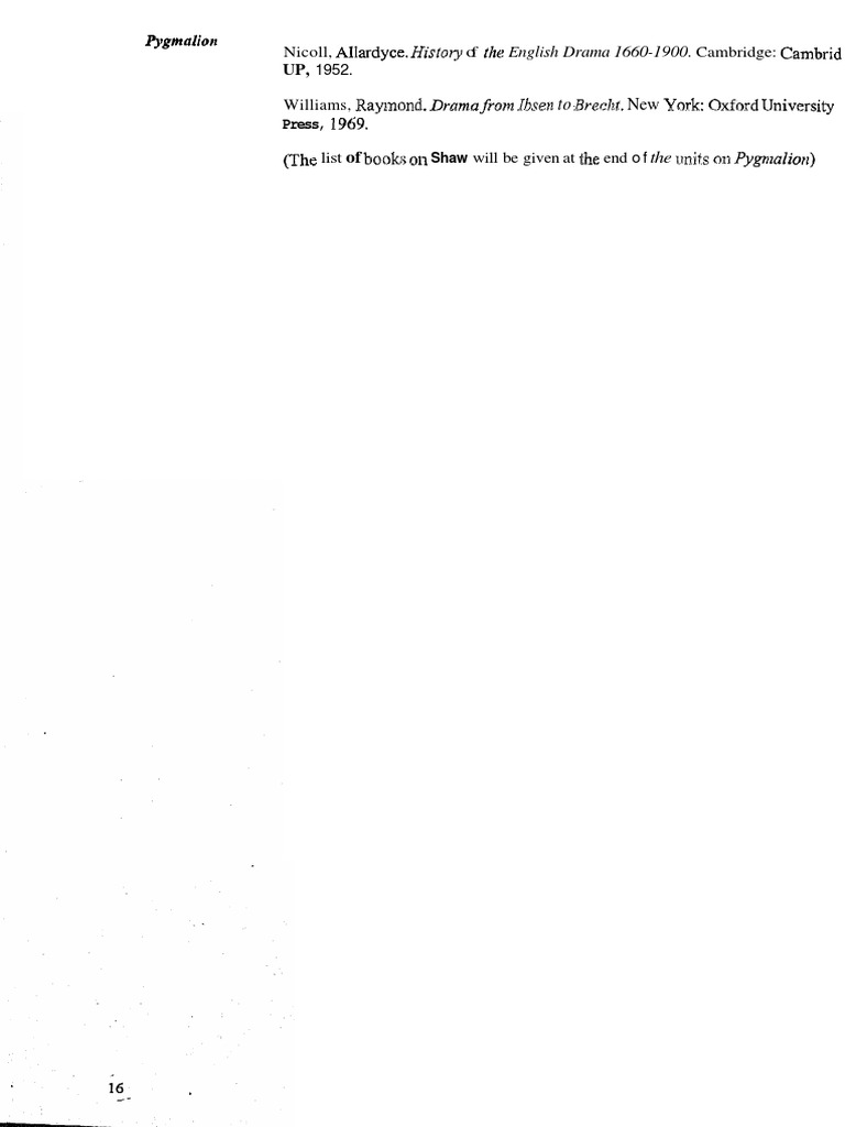 Themes in Pygmalion: Class and Speech | PDF | Pygmalion (Play)