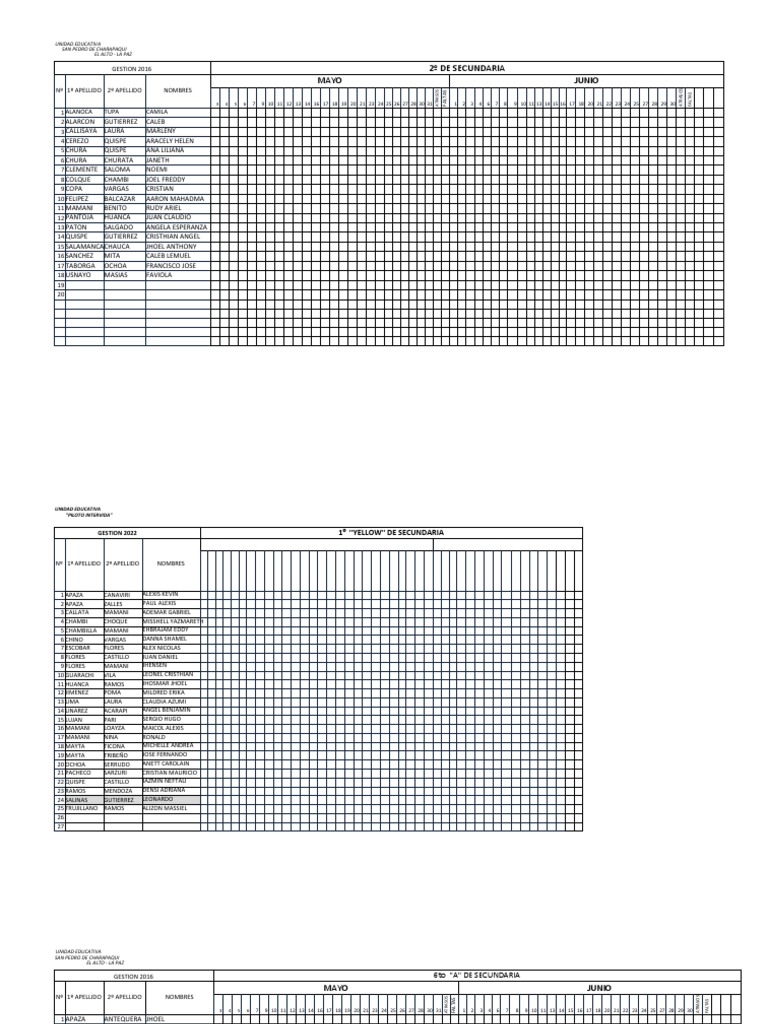 1º Yellow Sec Intervida | PDF