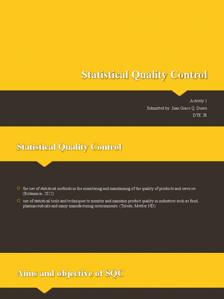Statistical Quality Control | PDF | Statistics | Sampling (Statistics)