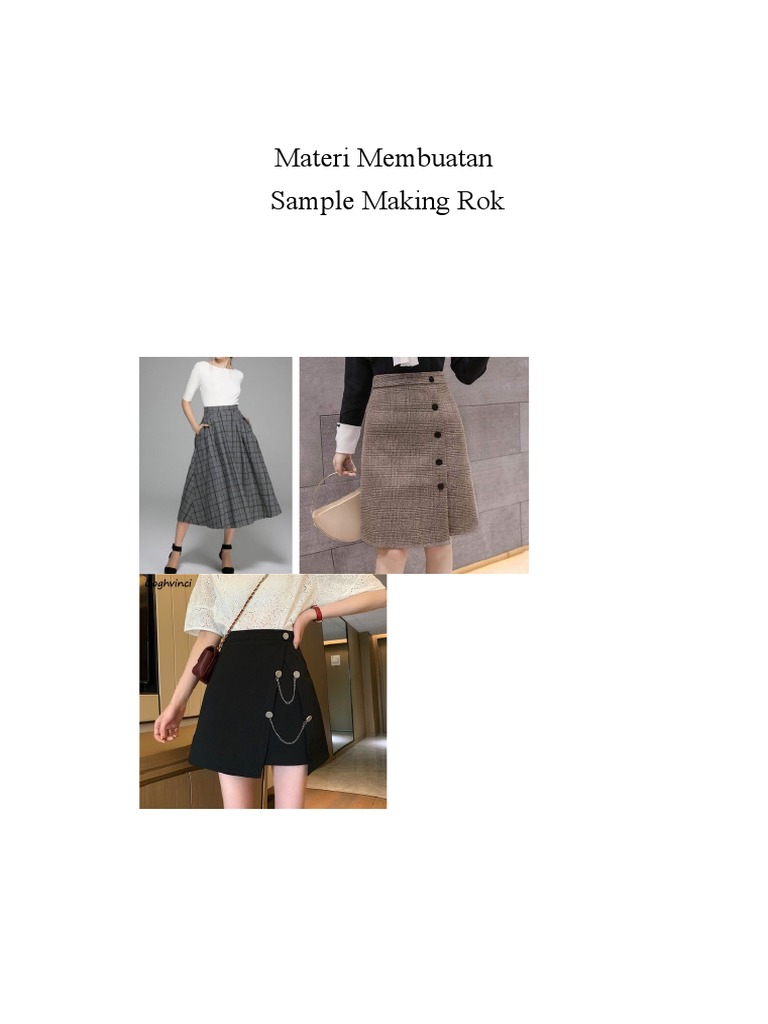 POLAPOLA MEMBUAT SAMPLE MAKING ROK | PDF