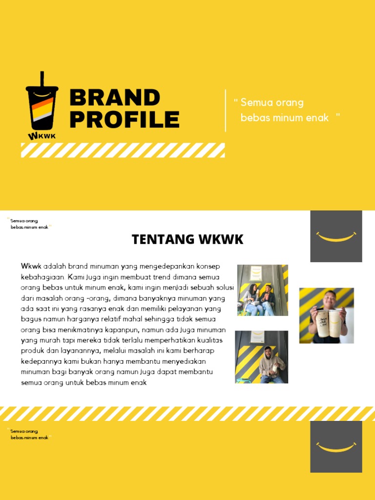 WKWK Brand Profile | PDF | Graphic Design | Communication Design