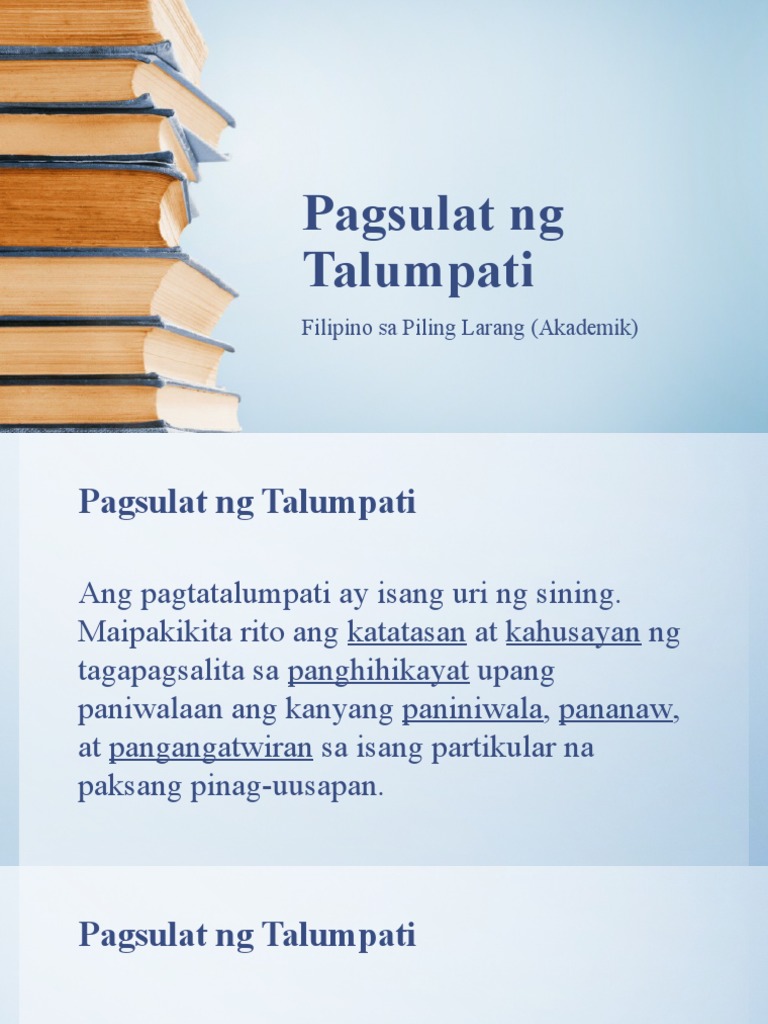 Pagsulat NG Talumpati | PDF